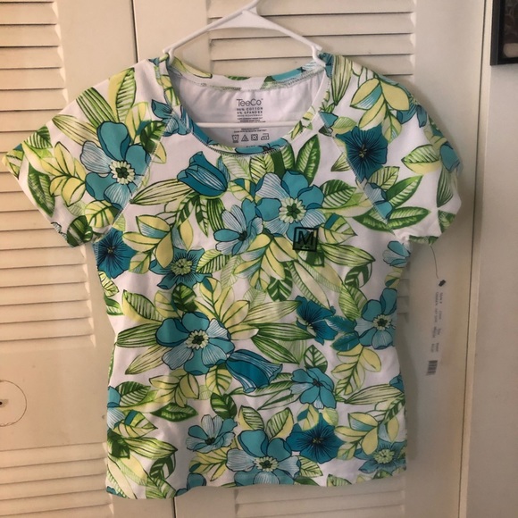 TeeCo | Tops | Teeco Floral T Shirt | Poshmark